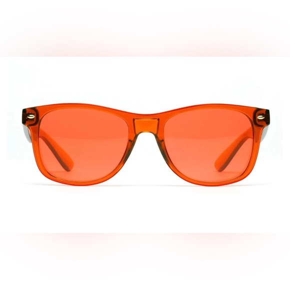 Rainbow OPTX | Accessories | Orange Translucent Rainbow Optx Sunglasses ...